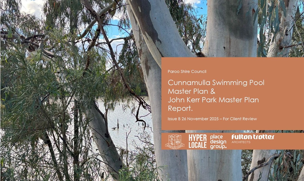 John Kerr Park and Swimming Pool Master Plan Report | Paroo Shire Council